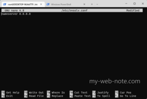 【WSL】apt updateを実行したら『Temporary failure resolving』というエラーが出た【Ubuntu】 | My,WebNote – 備忘録
